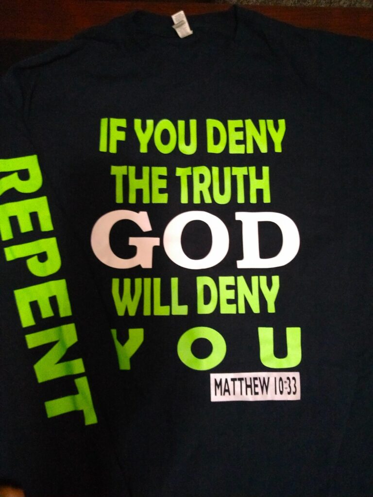 If you Reject the Truth… – SAVED BY PREACHING